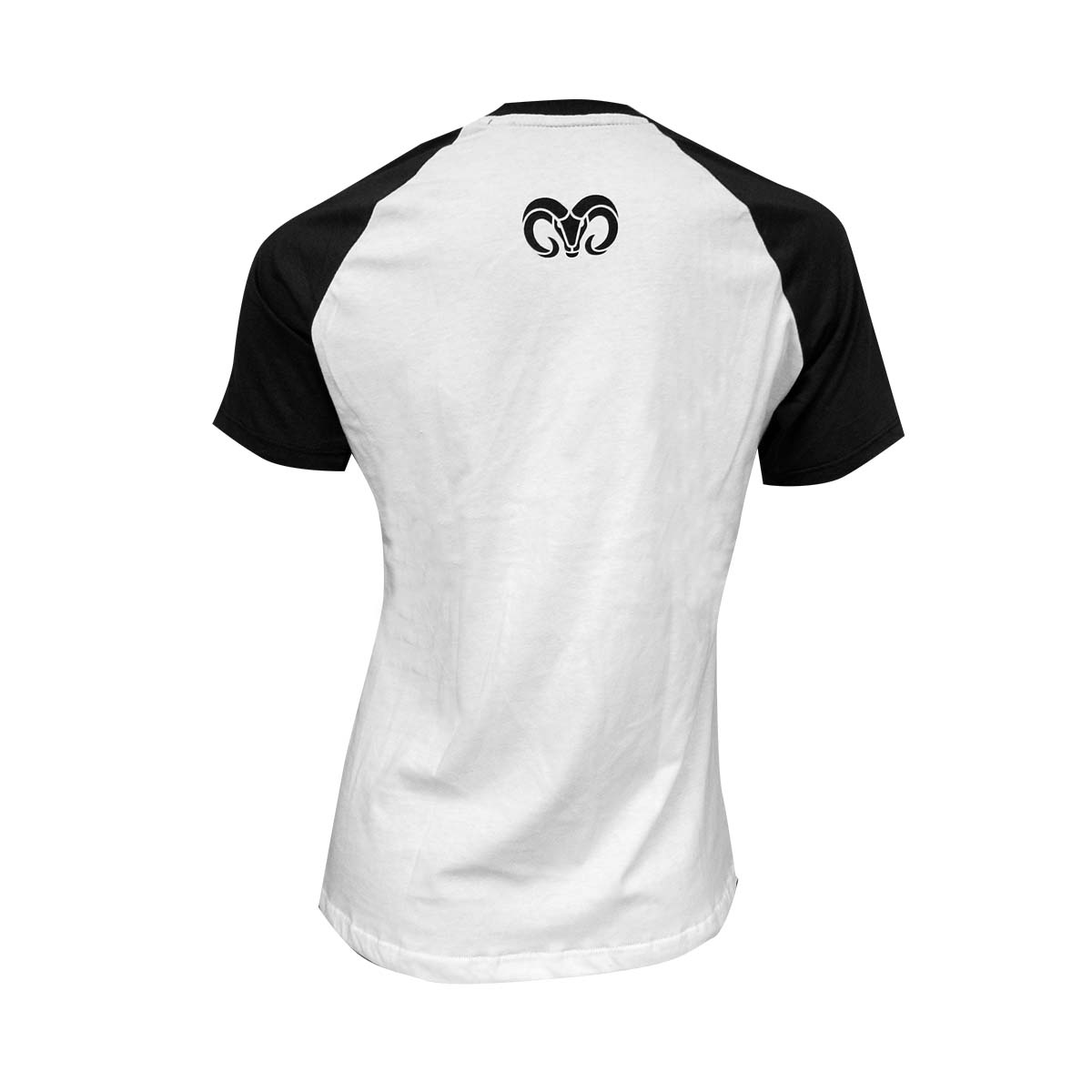 Playera Casual Borregos Circular Manga Raglan - Negro, CF