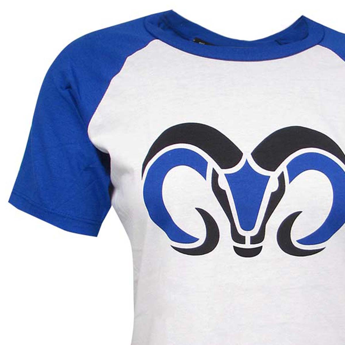 Playera Casual Borregos Manga Raglan - Azul, CF