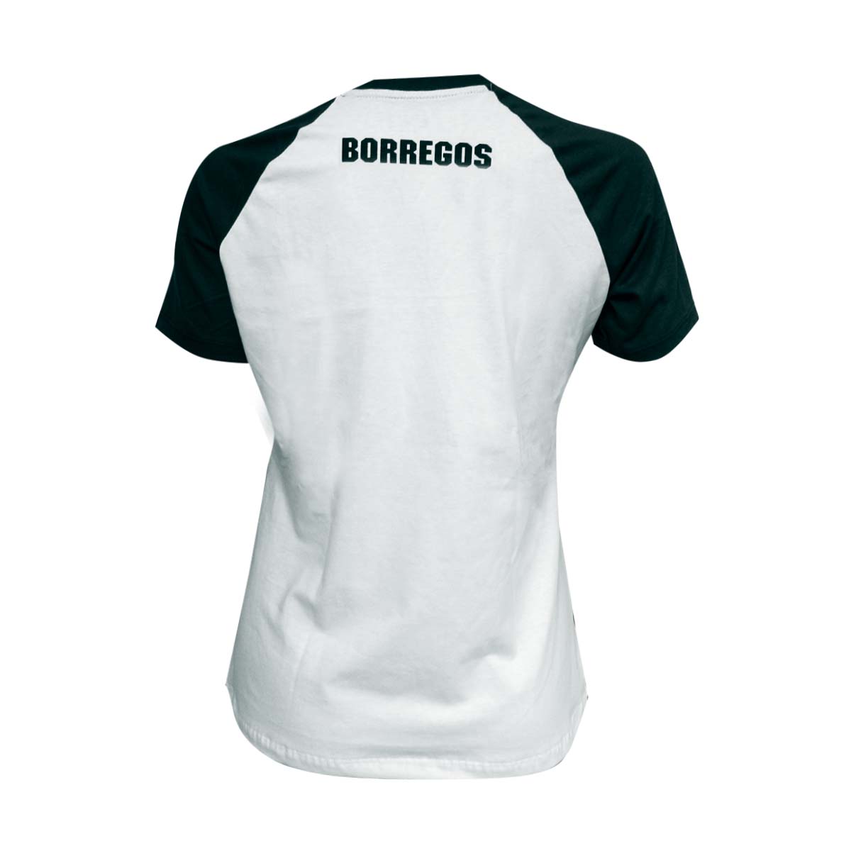 Playera Casual Borregos Manga Raglan - Negro, CF